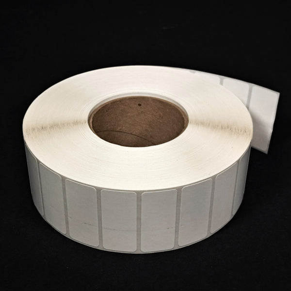 NMS Inkjet Labels, Paper, Gloss, Die Cut, White, 2.25x1, 3" Core, 8" O ...