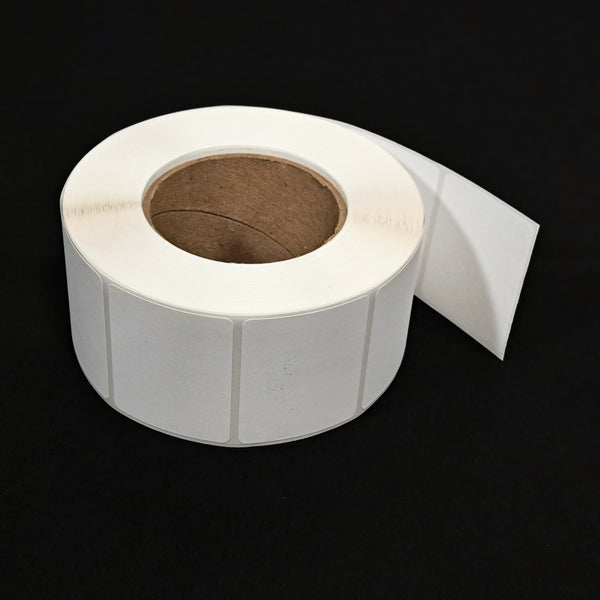 NMS Inkjet Labels, Paper, Matte, Die Cut, White, 2.5x2, 3" Core, 6" OD ...