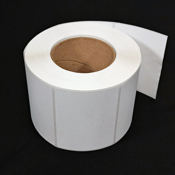 NMS Inkjet Labels, Paper, Matte, Die Cut, White, 4x3, 3" Core, 6" OD ...