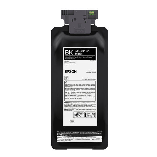 Epson ColorWorks CW-C8000 Ink Cartridge Packs, Black Gloss SJIC47P(K ...