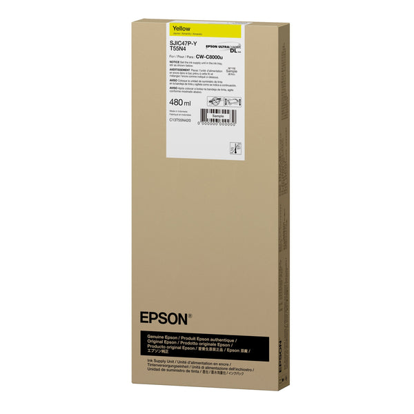 Epson ColorWorks CW-C8000 Ink Cartridge Packs, Yellow SJIC47P(Y ...